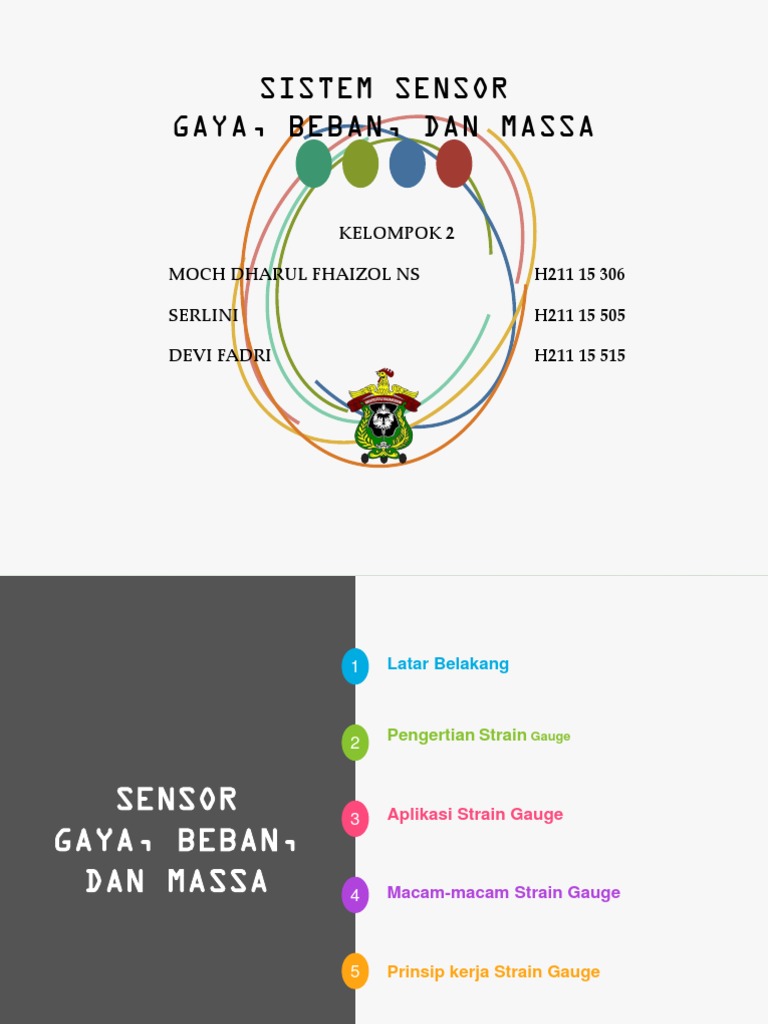 Sensor Gaya, Beban, Dan Massa | PDF