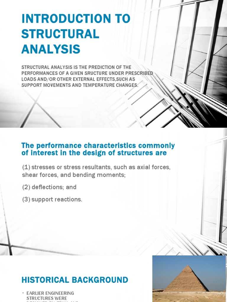 Introduction To Structural Analysis | PDF | Truss | Structural Load
