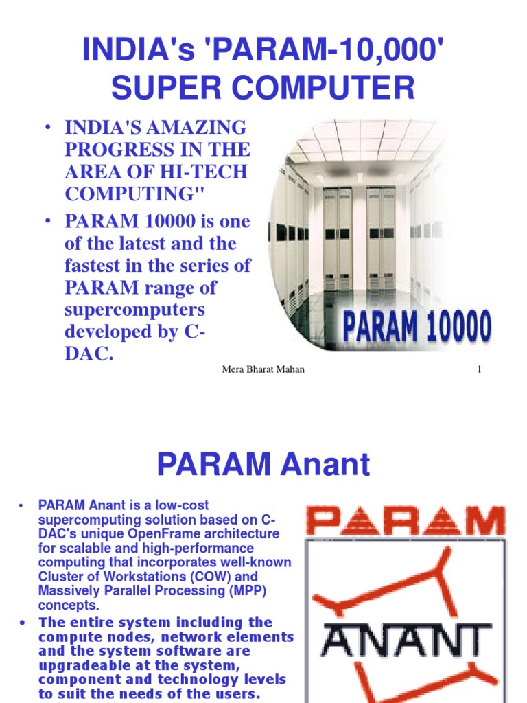 2 Param | PDF | Supercomputer | Concurrent Computing