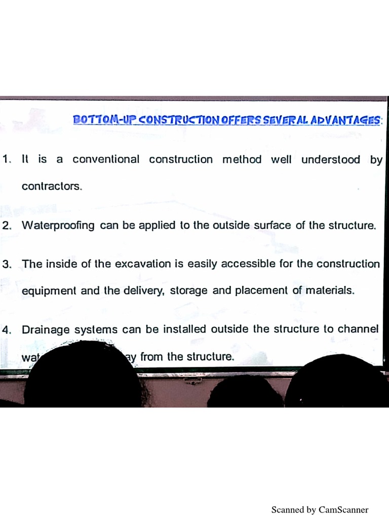 Bottom Up Construction | PDF
