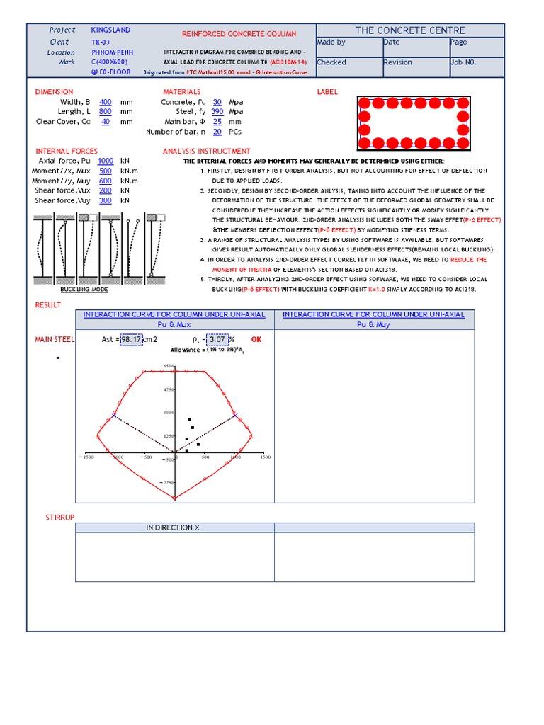 Column Report | Download Free PDF | Buckling | Bending