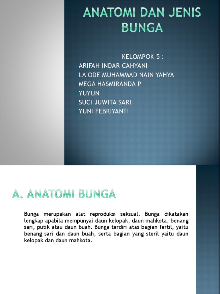 Struktur dan Fungsi Bunga Angiospermae | PDF