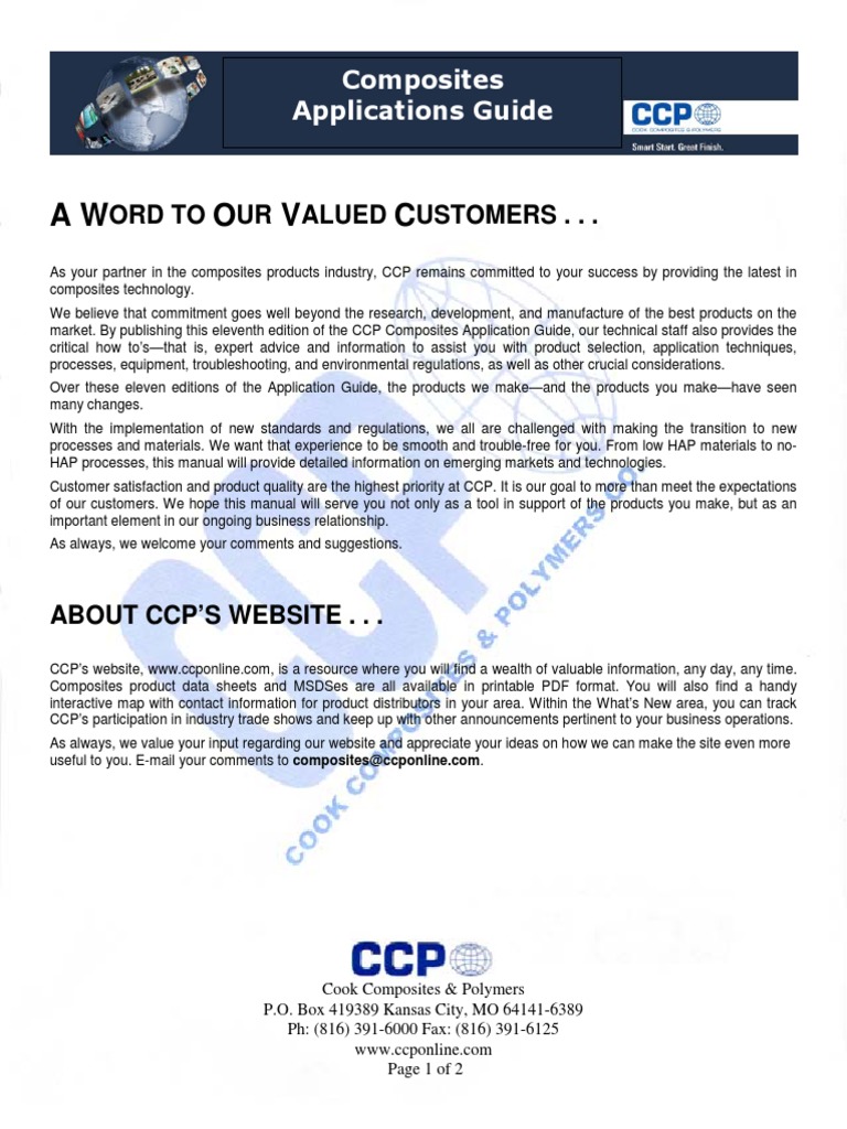 CCP Composites Cookbook PDF | PDF | Combustion | Fires