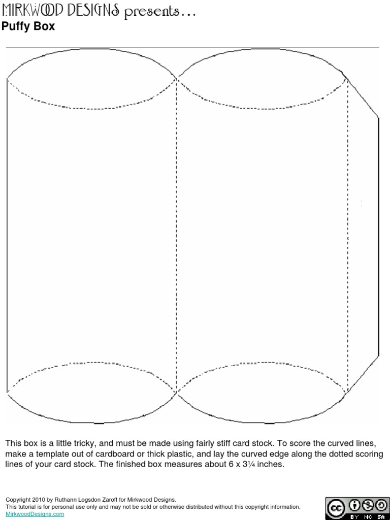 Cube Box Template Us Letter | PDF | Leisure | Business