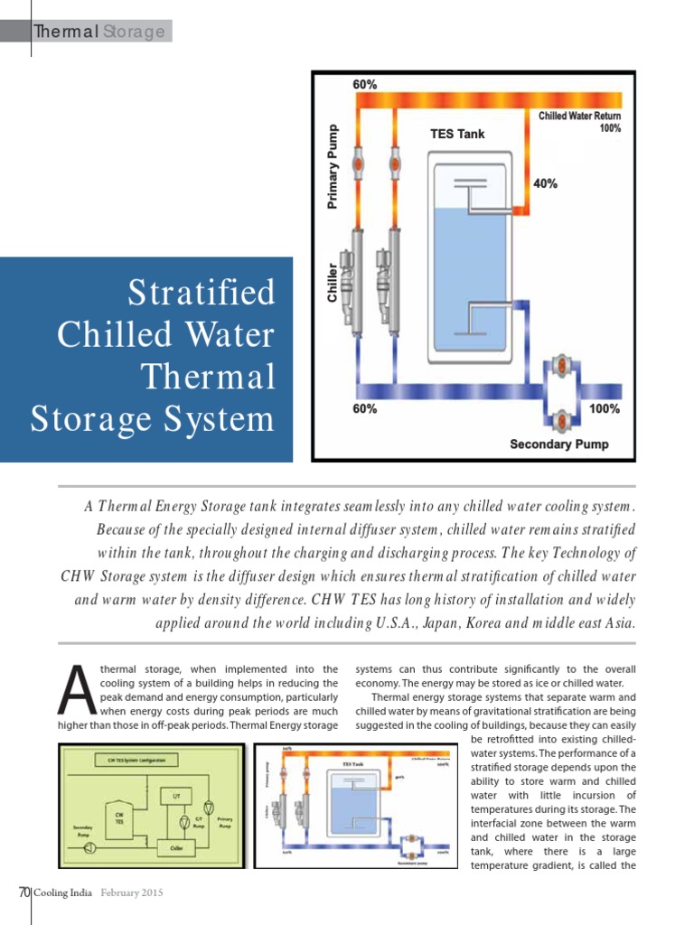 Chilled Water Thermal Energy Storage Systems | PDF | Energy Storage ...