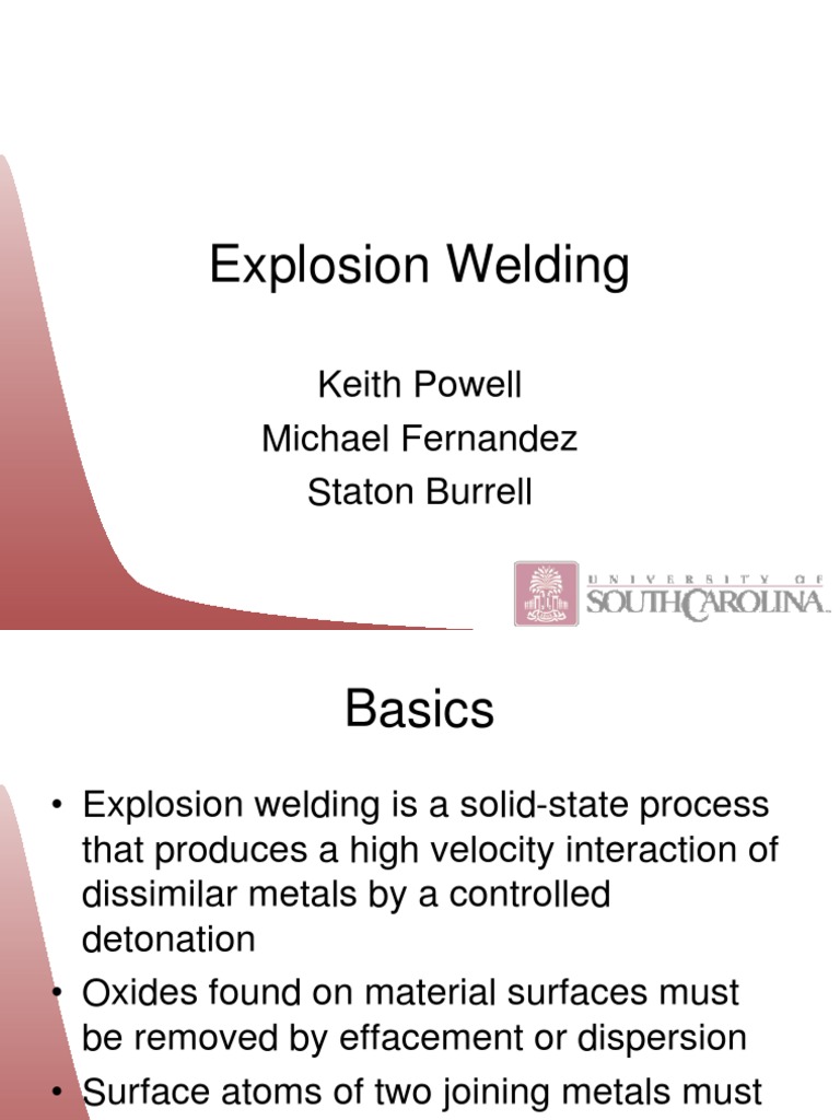 Explosion Welding | PDF | Explosive Material | Welding