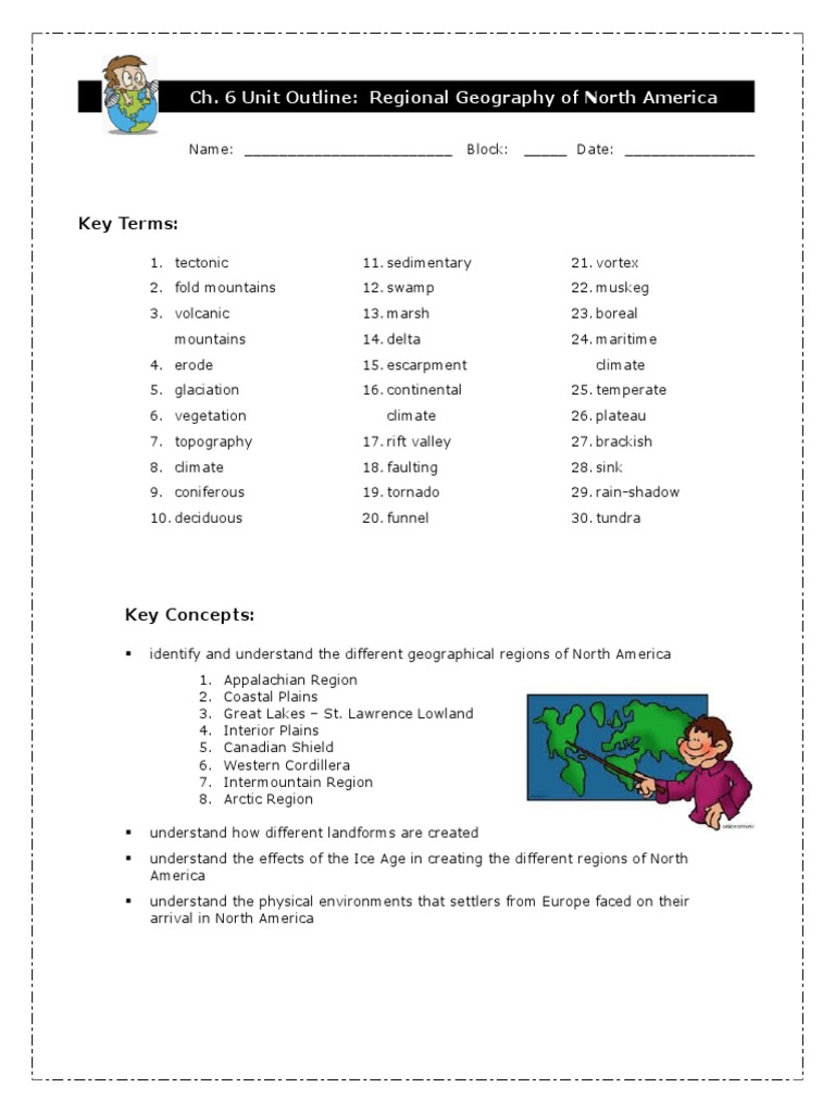 Regional Geography of North America | PDF | Science & Mathematics