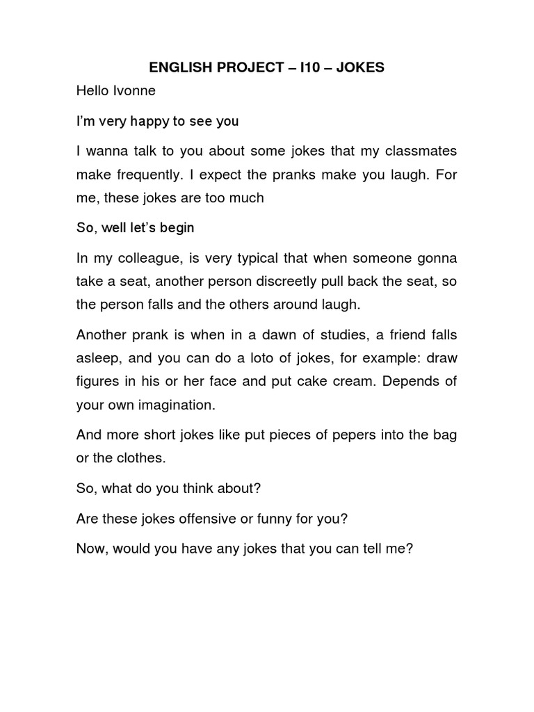 Funny Classroom Pranks and Jokes | PDF | Career & Growth | Self-Improvement