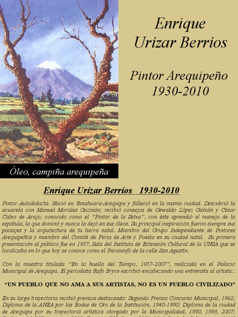 Urizar | PDF | Perú | Pinturas