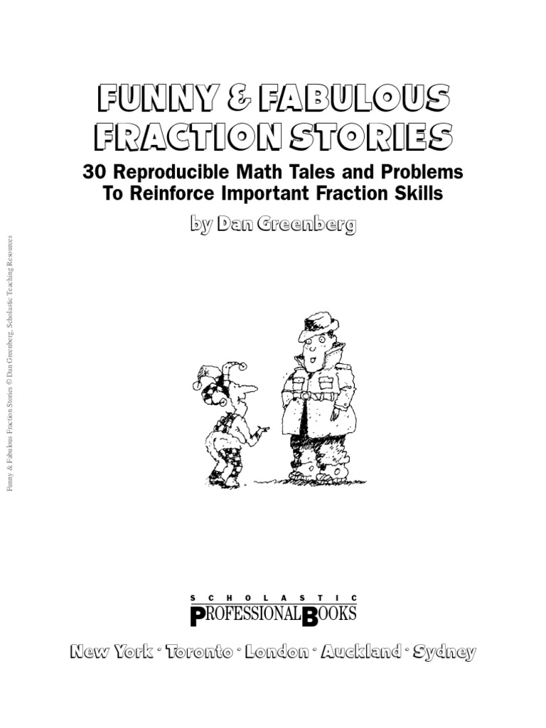Fractions Funny Stories PDF | PDF | Fraction (Mathematics) | National ...