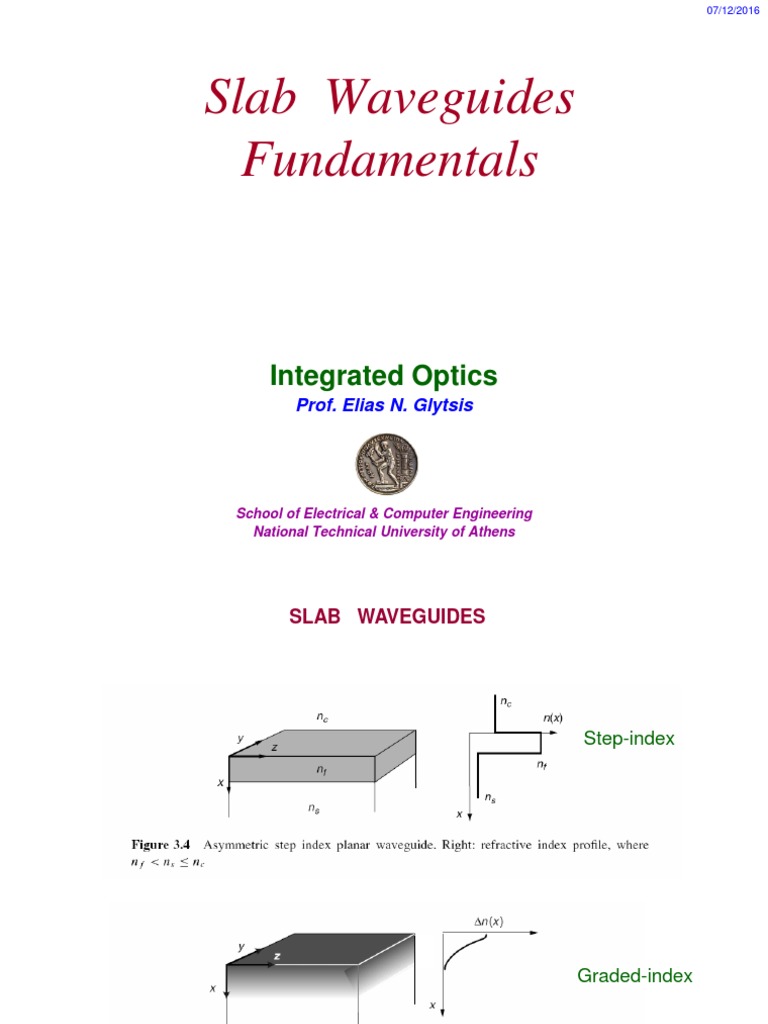 Slab Waveguides P | PDF
