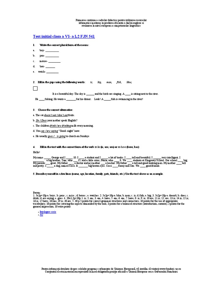 Assessing English Language Competencies through Standardized Testing: A ...