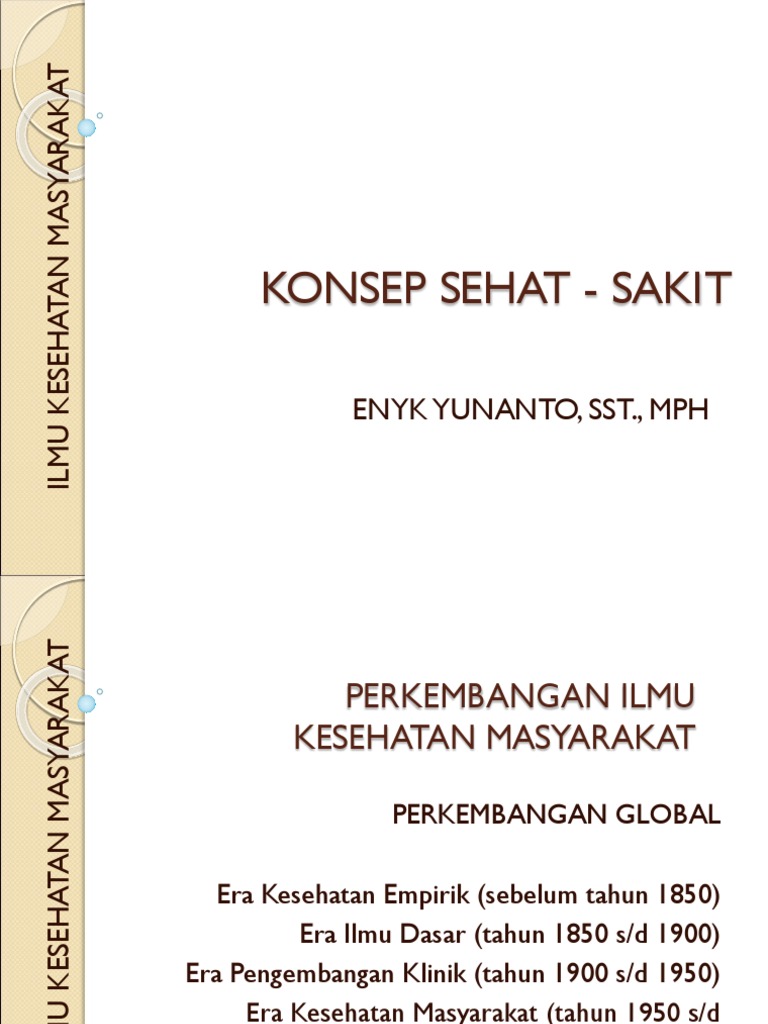 Konsep Sehat-Sakit | PDF