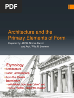 Principle of Architectural Design: Ordering Principles | PDF | Symmetry ...