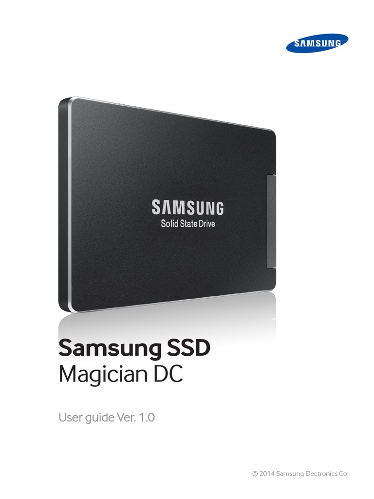 Samsung Magician DC v10 User Guide | PDF | Solid State Drive | Command Line Interface