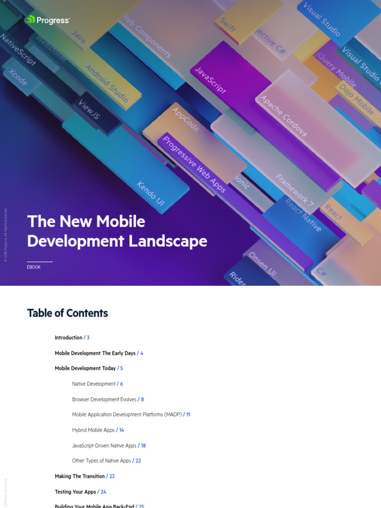 Mobile Development Landscape | PDF | Application Software | Java Script