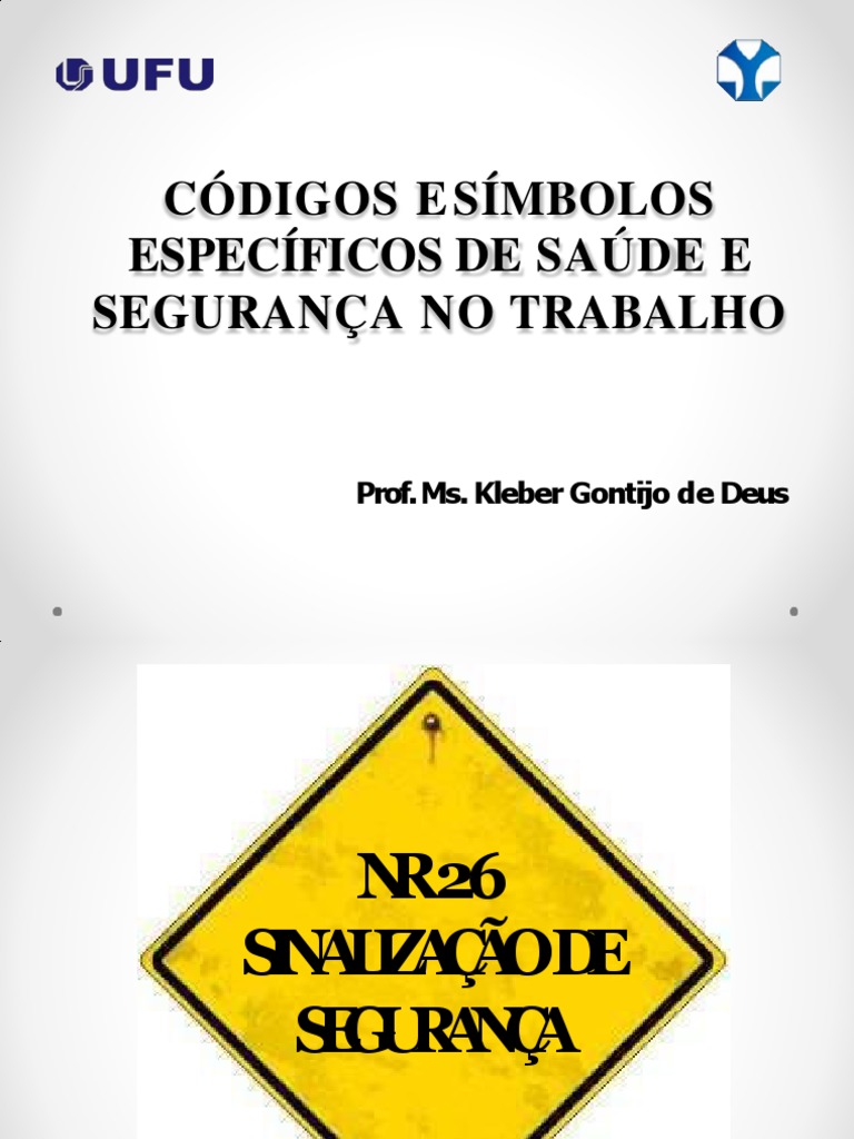 Códigos e Símbolos de Segurança no Trabalho | PDF