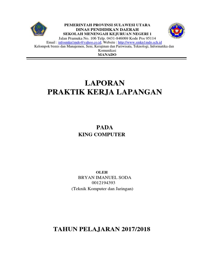 Contoh Laporan PKL | PDF