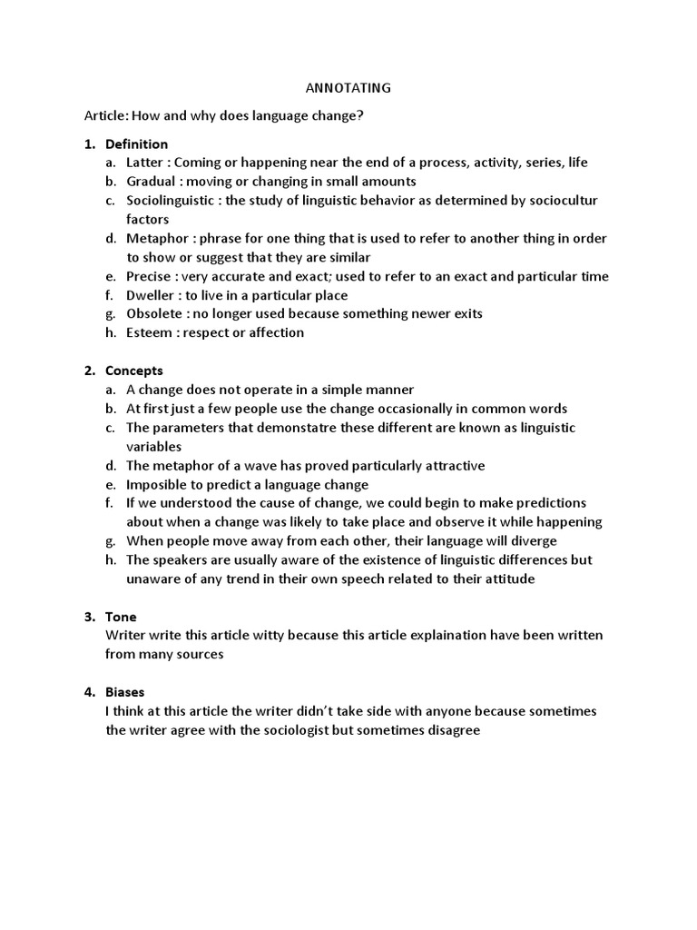 ANNOTATING | PDF | Language Arts & Discipline