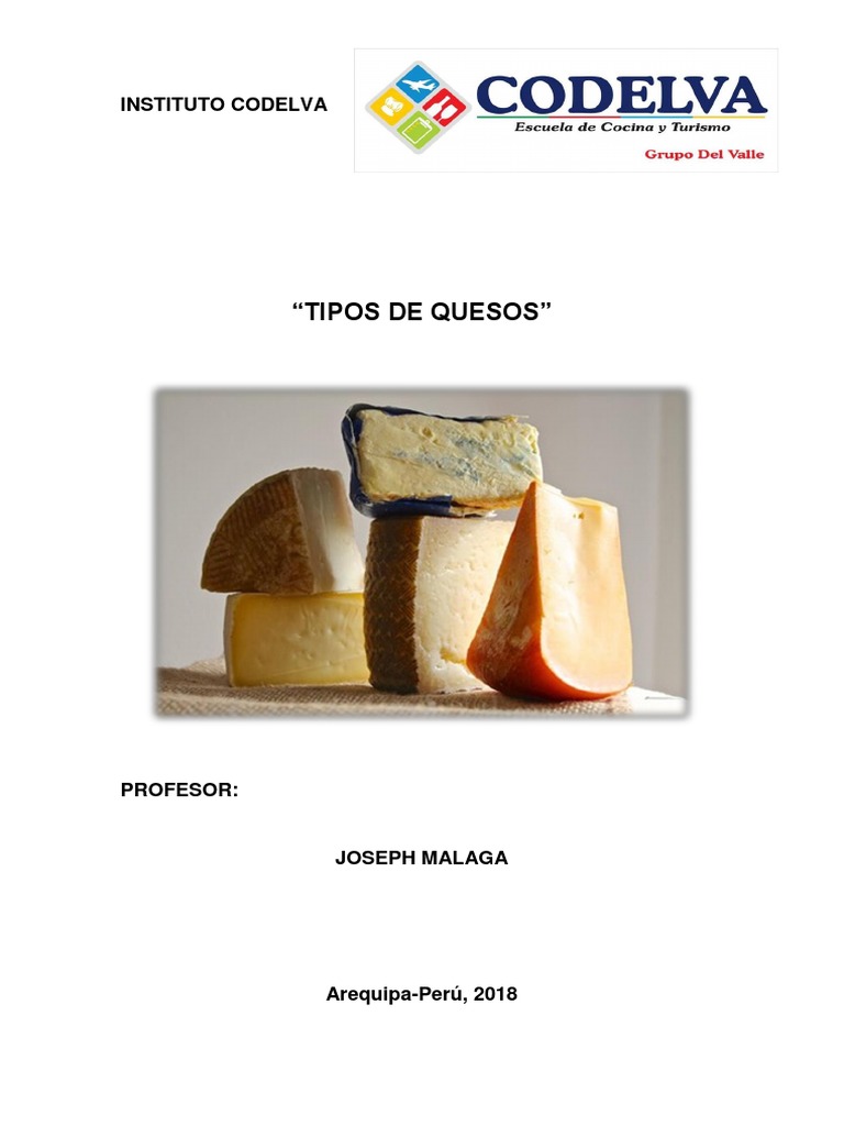 Quesos Final | PDF | Queso | Queso cheddar