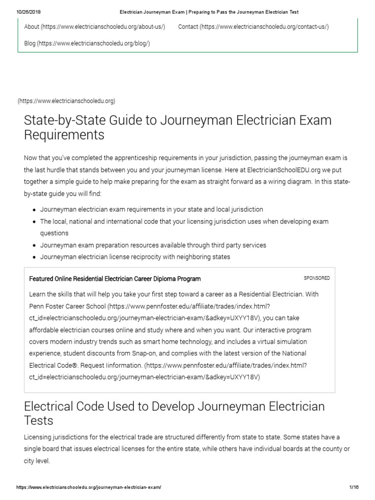 Electrician Guide Test Prep | PDF | Electrician | Engineering