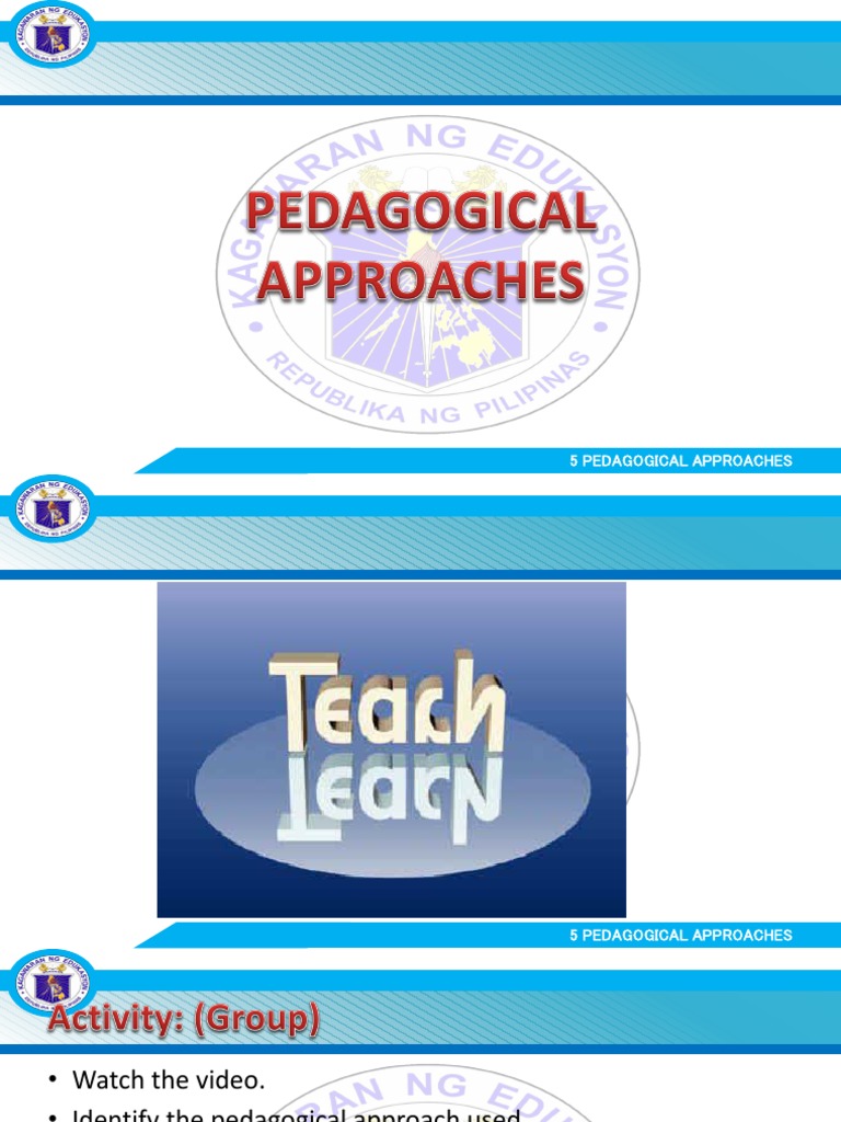 5 Pedagogical Approaches Copy (2) | Pedagogy | Constructivism ...