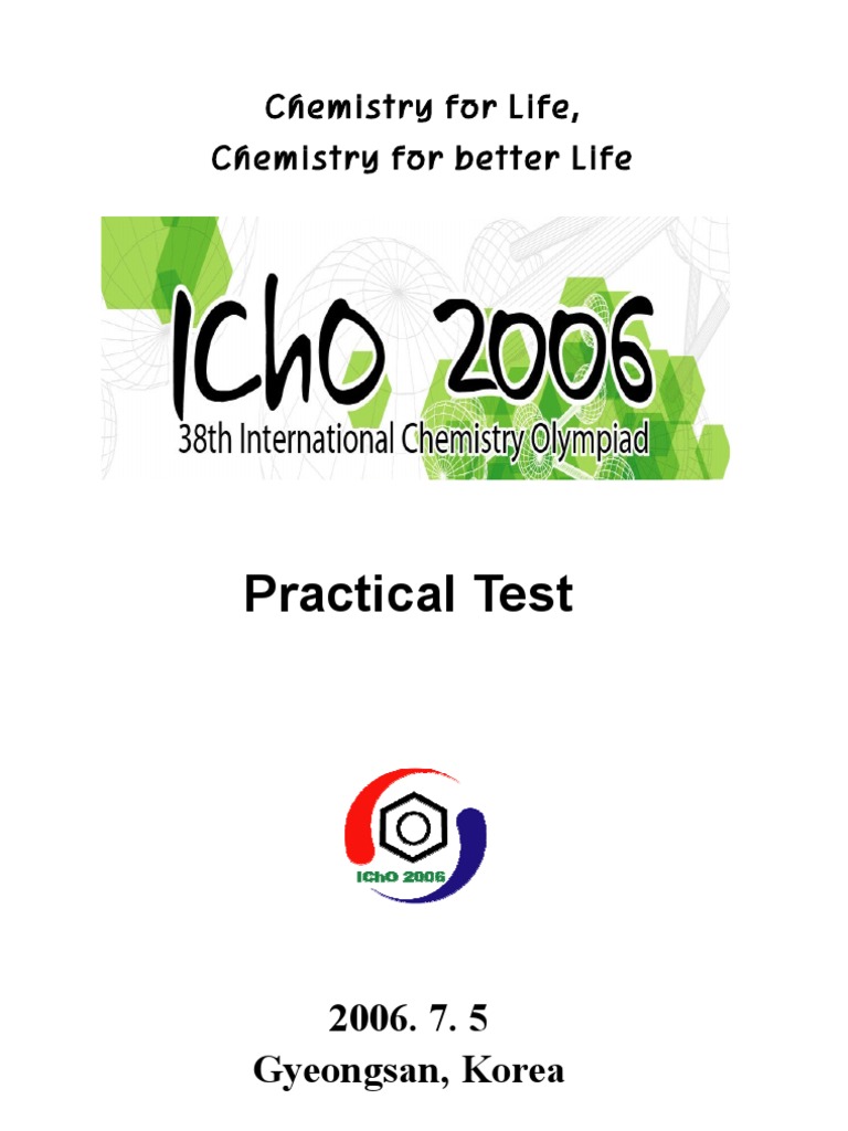 IChO38 PracticalTest | PDF | Chromatography | Spectrophotometry