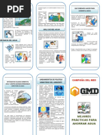 Triptico de "El Agua" | PDF | Precipitación | Agua