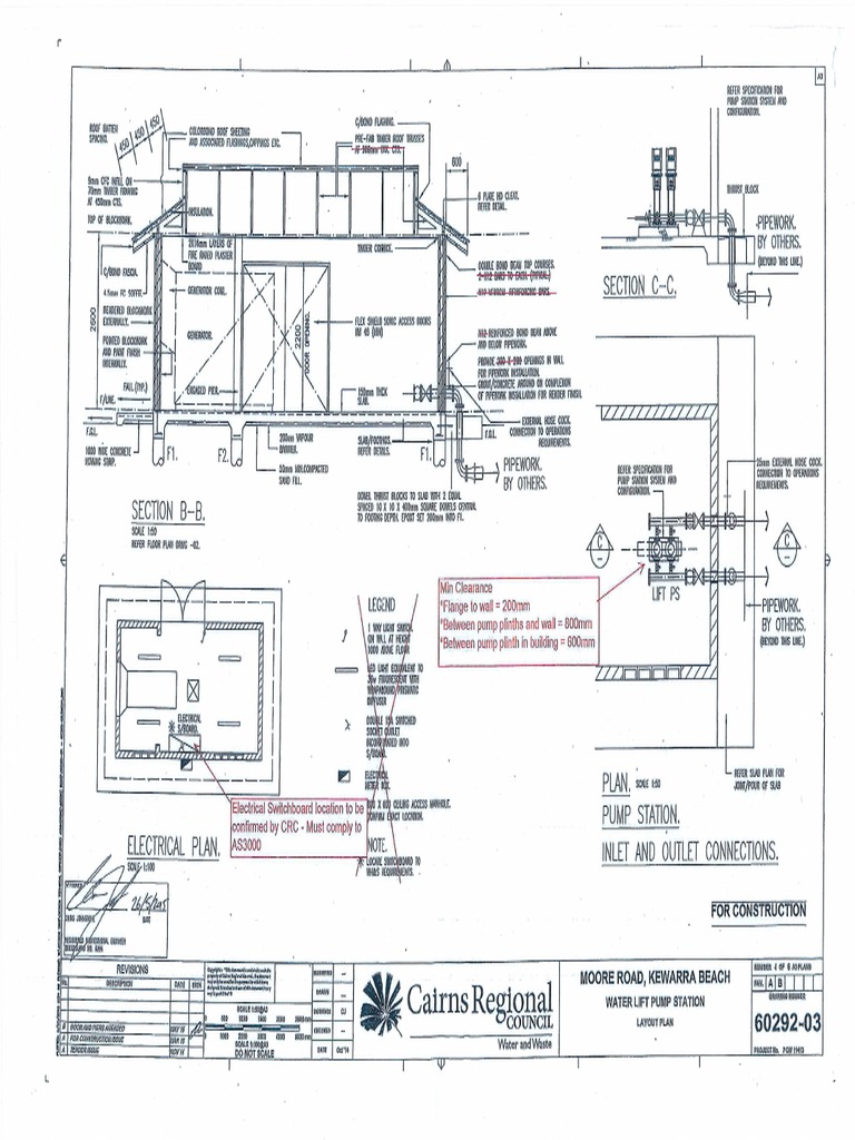 (New) Water Lift Pump Station - Layout Plan | PDF
