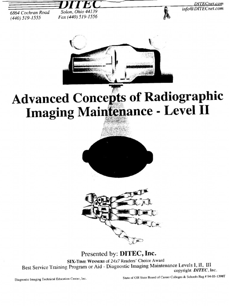 Advanced Concepts of Radiographic Imaging Maintenance PDF | PDF