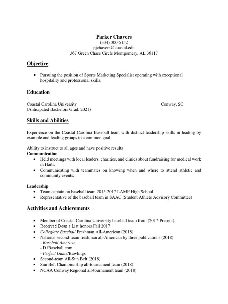 Resume 2018 | PDF