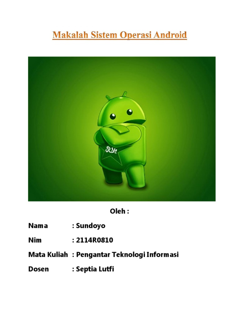 Makalah Android | PDF | Komputer