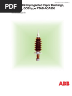 GOB Transformer Bushings Technical Guide | PDF | Transformer | Electricity