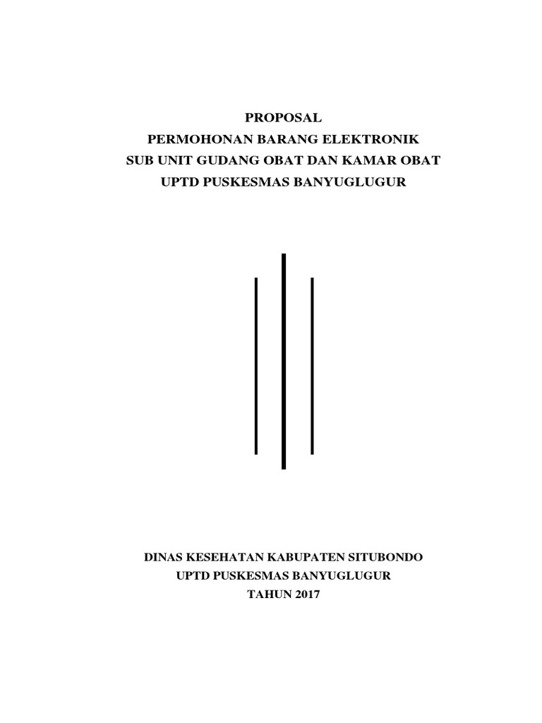 Contoh Proposal Permintaan Barang | PDF