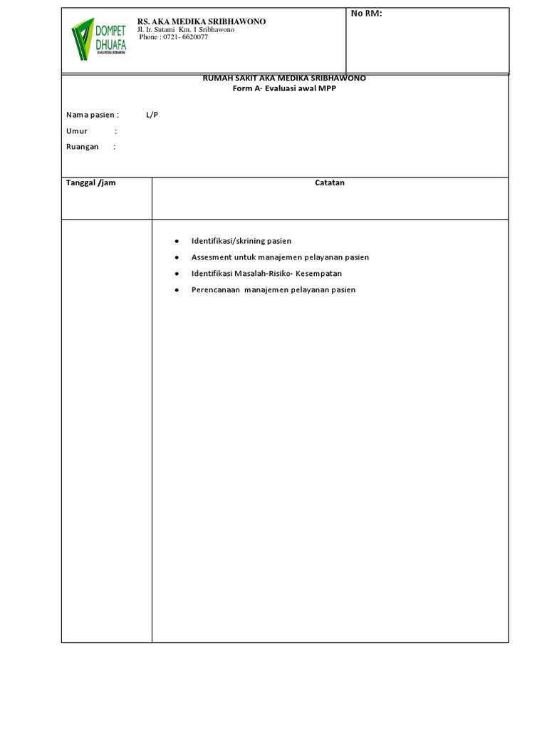 Form A Dan B MPP | PDF