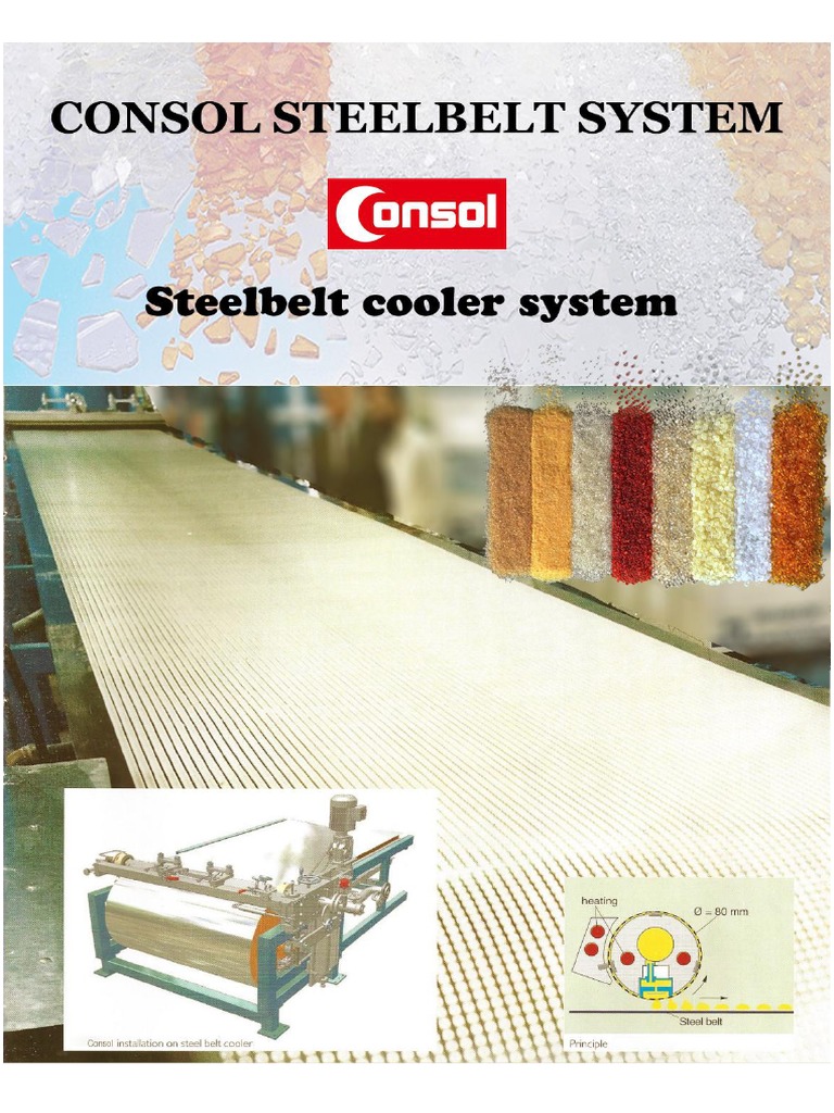 Consol Steel Belt Cooler Cooling Belt Double Belt Flaker Steel Belt ...