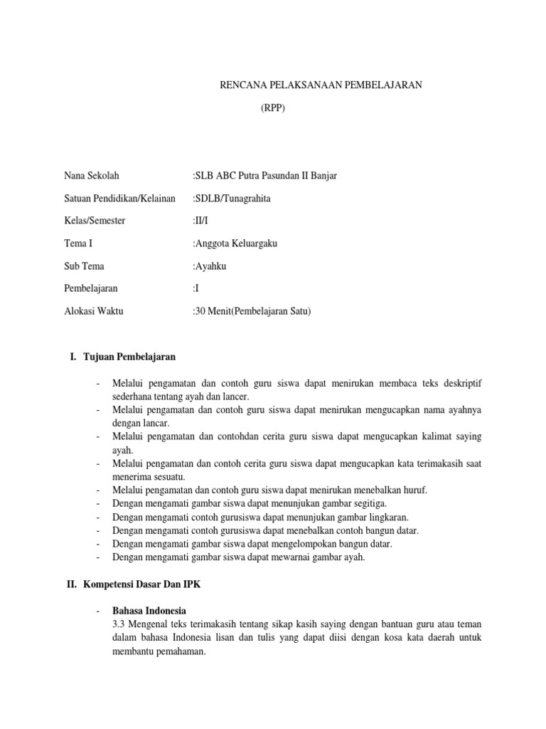 Bu Yuyun RPP 1 | PDF