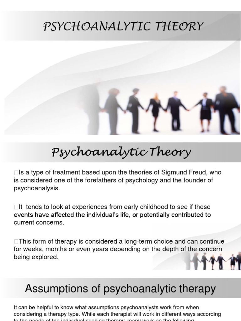 Psychoanalytic Theory | PDF | Psychoanalysis | Psychotherapy