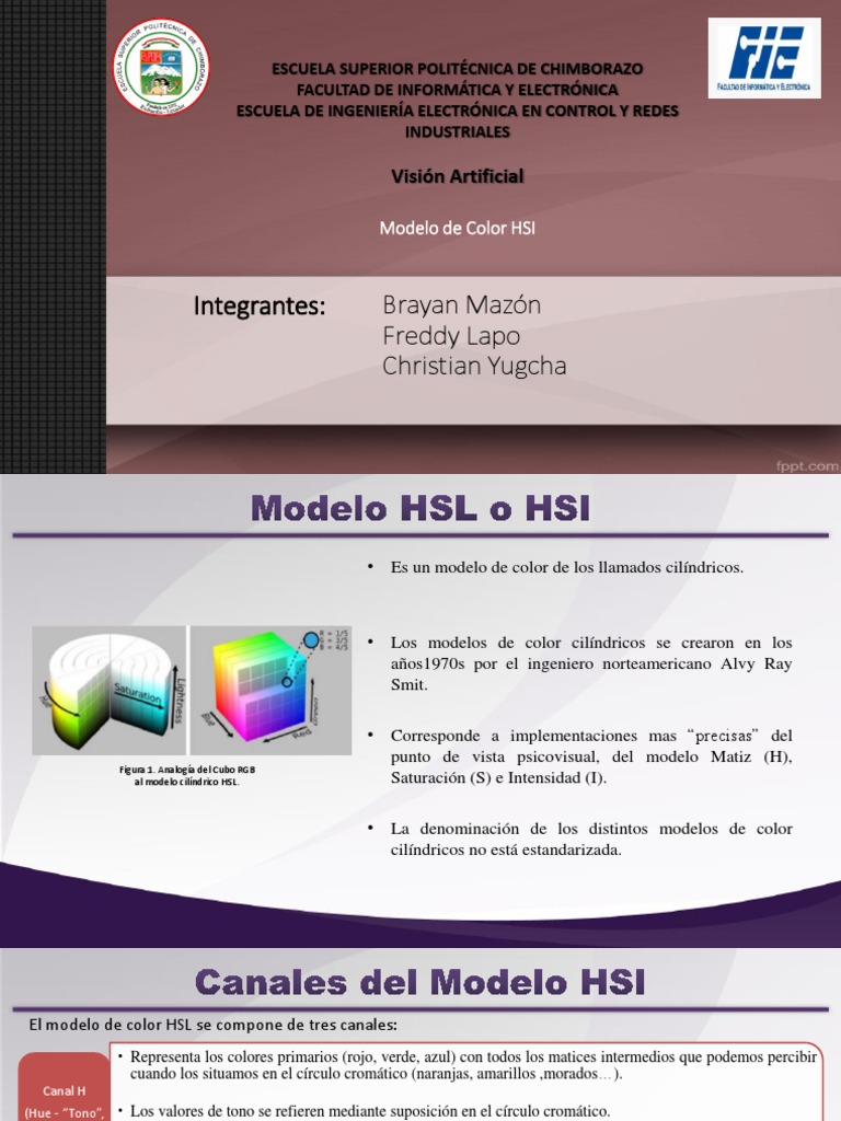 Vision HSI | PDF | Color | Modelo de color Rgb