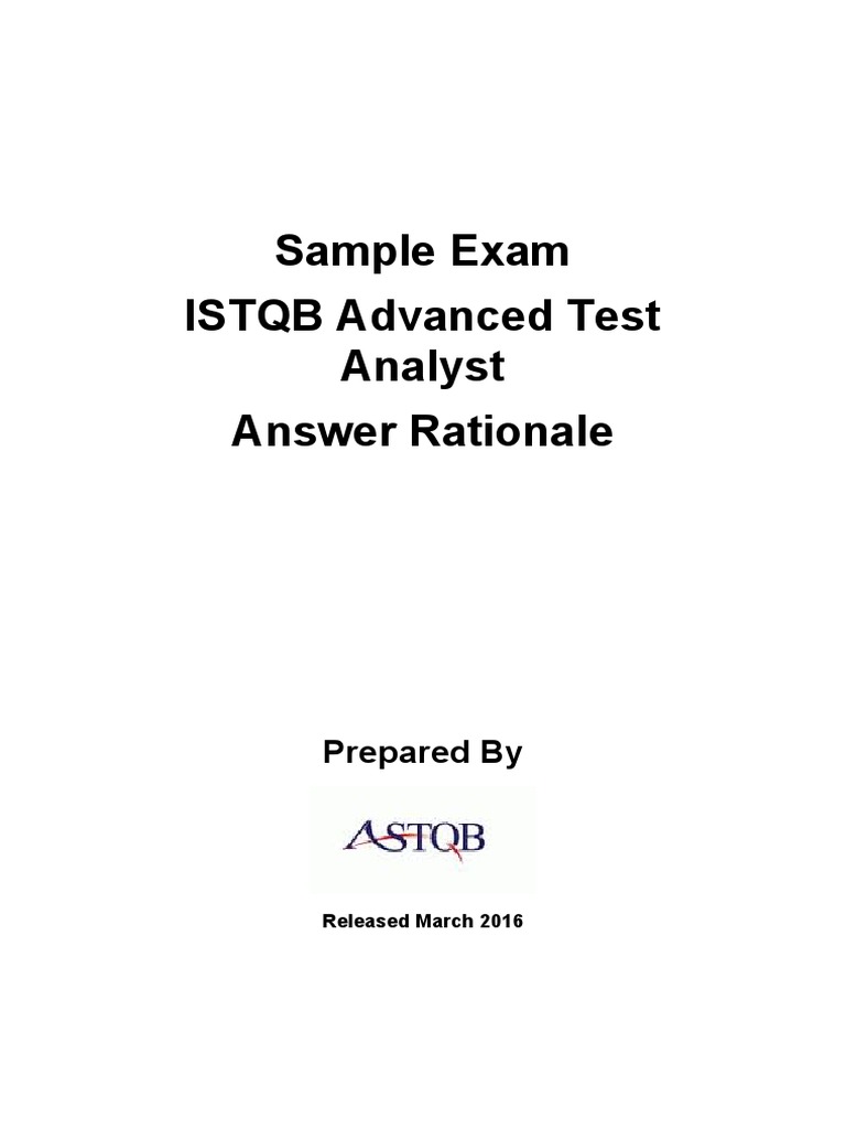 Technical Test Analyst Sample Pdf C Programming Language 8553