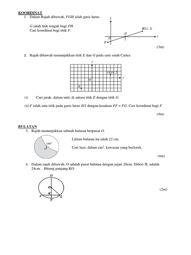 Latih Tubi Math 1 Pdf