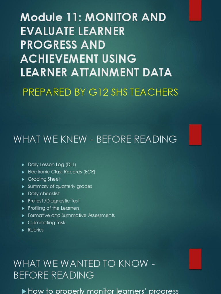 PPST Module 11 | PDF | Educational Assessment | Rubric (Academic)