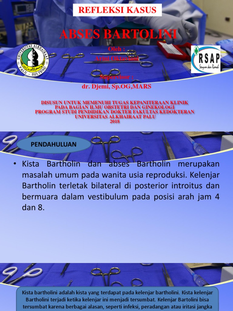 Abses Bartholini | PDF