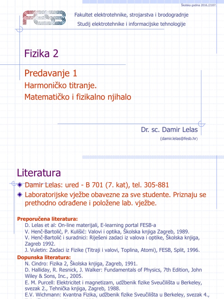 Predavanje 1 | PDF