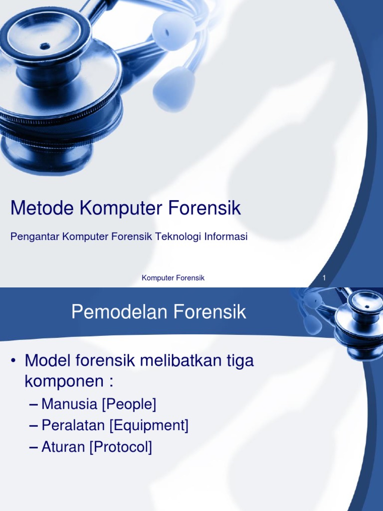 Metode Dasar Komputer Forensik | PDF