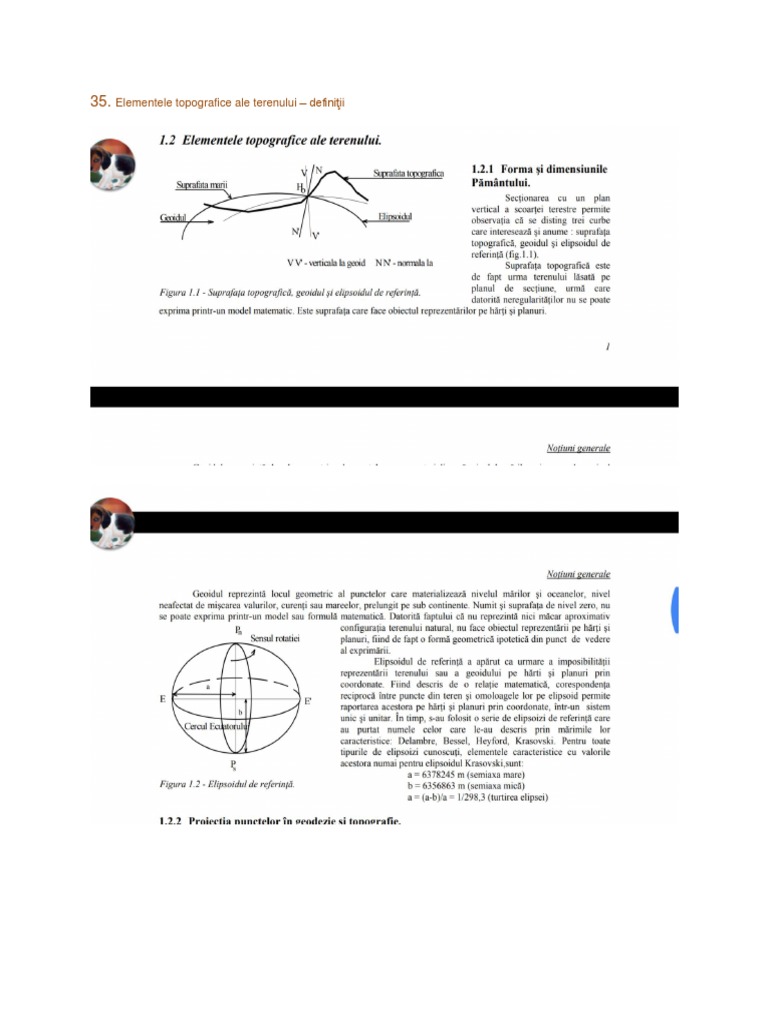 Rezolvare Subiecte Examen Topografie | PDF