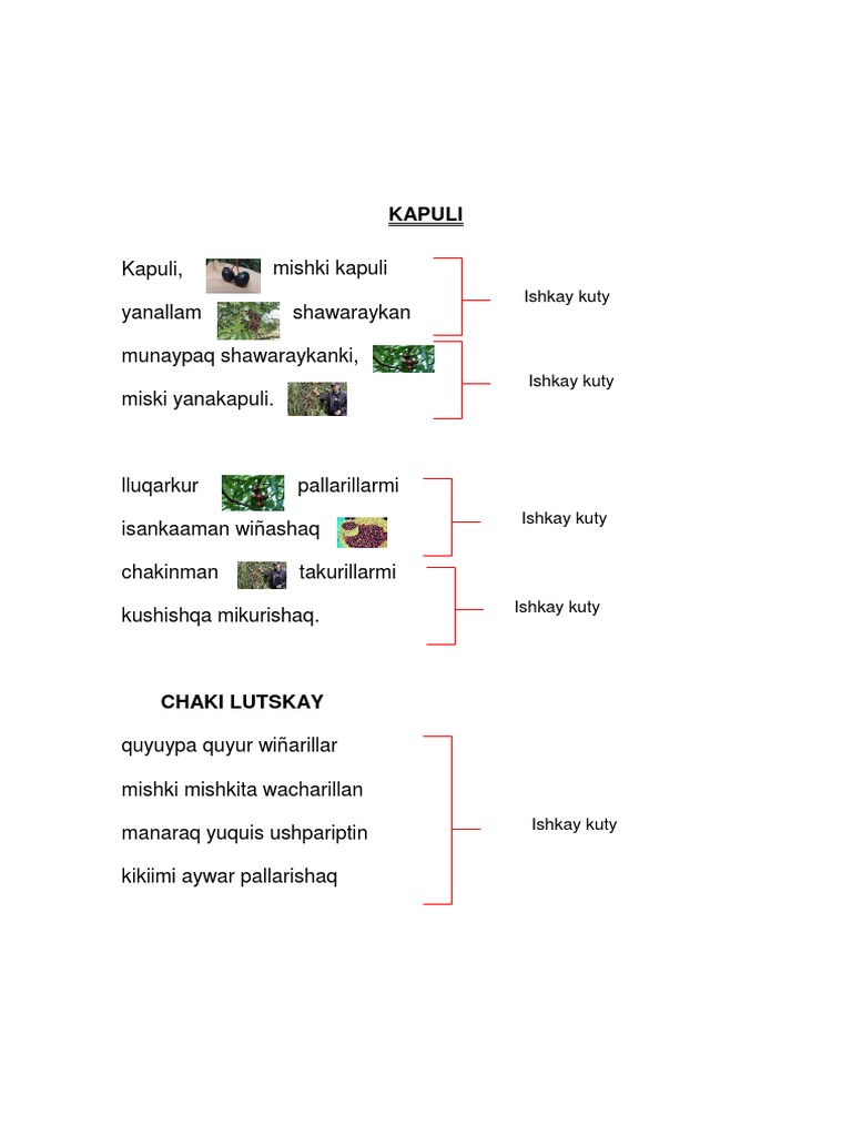 Kapuli: Ishkay Kuty | PDF