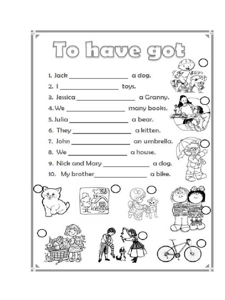 Have Got+physical Description Exercise | PDF