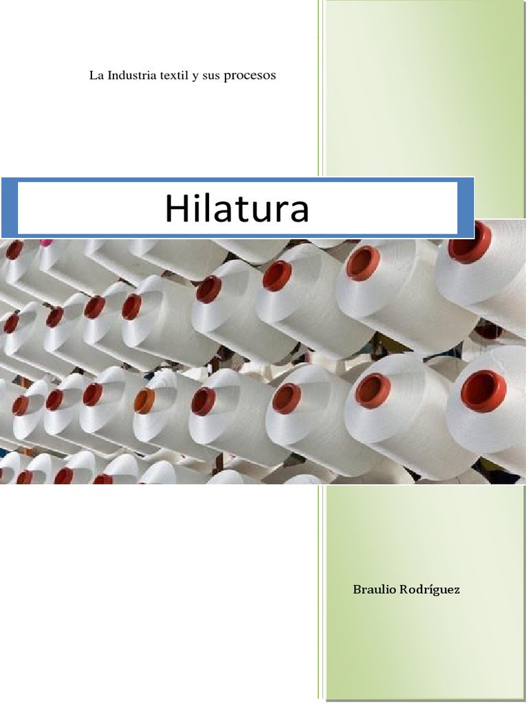 Hilatura | PDF | Algodón | Industria textil