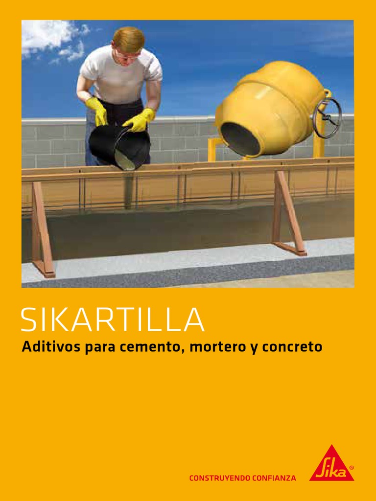 Aditivos Sika Actualizado PDF | PDF | Hormigón | Cemento